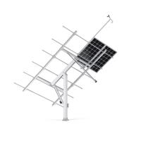 China 6KW Hot Selling Low Price Automatic Solar Tracking System Dual Axis 12 Panels Solar Mounting Brackets Completed Solar Trackers for sale
