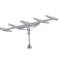 China Source Factory 2KW Dual Axis Solar Panel Tracking System Customizable All-Key Components Solar Tracker From Factory Source for sale