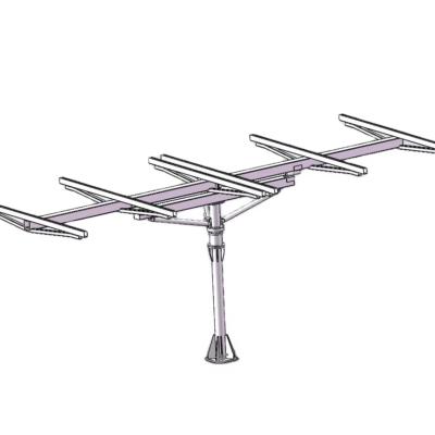 China Source Factory 2KW Dual Axis Solar Panel Tracking System Customizable All-Key Components Solar Tracker From Factory Source for sale