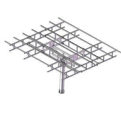 China Best Quality Factory Supply 12kw Two Axis 24 Solar Panels Wind Withstand Tracking System Dual Axis Solar tracker for sale