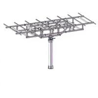 China JIMMY GPSST-D2 4-5kW 10 Panels Waterproof Smart Solar Tracking System One Axis Ground Mount Solar Kit for sale