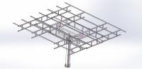China Jimmy Solar Power Product Solar Energy 10kw Wind Withstand Dual Axis Solar Tracking System for sale