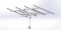 China Dual Axis Solar Tracker Pv Tracking System 3-4kw Smart Tracker Power Clean Energy Sun Power Tracker Mounting Systems for sale