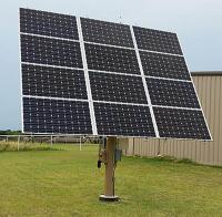 China 20KW Dual Axis Solar Panel Tracking System Kit All Key Components Including Slewing Drive , Linear Actuators, Controller for sale