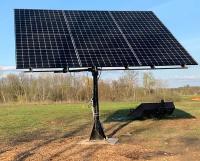 China 20KW Dual Axis Solar Panel Tracking System Kit All Key Components Including Slewing Drive , Linear Actuators, Controller for sale