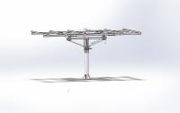 China Aluminum 5kw One Axis Solar Tracking System One Axis Solar Tracker for sale
