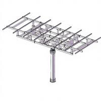 China Hot Sale 6kw Strong Wind Resistance Waterproof Bracket Dual Axis Solar Tracker Brackets System Solar Tracking for sale