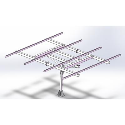 China Jimmy New Arrival 3KW Solar Tracker System 6 Panels 12V 24V DC Motor with Solar Mounting Bracket for sale