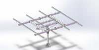 China Jimmy New Arrival 3KW Solar Tracker System 6 Panels 12V 24V DC Motor with Solar Mounting Bracket for sale