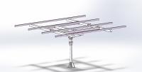 China Jimmy New Arrival 3KW Solar Tracker System 6 Panels 12V 24V DC Motor with Solar Mounting Bracket for sale