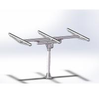 China Jimmy New Arrival 1kw 12v 24v DC Motor Sun Power Solar Tracking Controller System  With Support Racks for sale