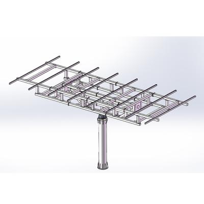 China Jimmy New Arrival 7kw 14 Panels 12v 24v DC Motor Solar Tracking Controller System with Solar Mounting Bracket for sale