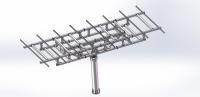 China Jimmy New Arrival 7kw 14 Panels 12v 24v DC Motor Solar Tracking Controller System with Solar Mounting Bracket for sale