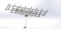 China Jimmy New Arrival 7kw 14 Panels 12v 24v DC Motor Solar Tracking Controller System with Solar Mounting Bracket for sale