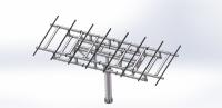China Jimmy New Arrival Dual Axis 7kw 14panels 12v 24v DC Motor Wind Withstand Solar Tracking Controller System with Mounting Bracket for sale
