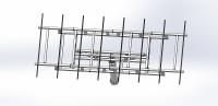 China Jimmy New Arrival Dual Axis 7kw 14panels 12v 24v DC Motor Wind Withstand Solar Tracking Controller System with Mounting Bracket for sale