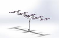 China 2kw Dual Axis Solar Tracker Sun Tracker 2 Axis PV System Efficient Solar Tracking System for sale