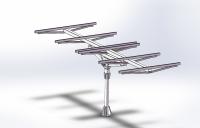 China 2kw Dual Axis Solar Tracker Sun Tracker 2 Axis PV System Efficient Solar Tracking System for sale