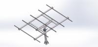 China Jimmy 8 Panels 4KW Dual Axis Solar Tracking System Ground Installation Tilt Mount Solar Ground System for sale