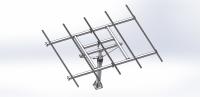 China Jimmy 8 Panels 4KW Dual Axis Solar Tracking System Ground Installation Tilt Mount Solar Ground System for sale
