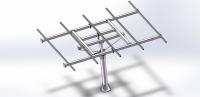 China Jimmy 8 Panels 4KW Dual Axis Solar Tracking System Ground Installation Tilt Mount Solar Ground System for sale