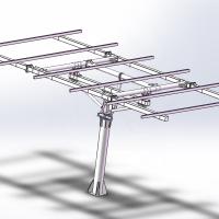 China Jimmy 10 Panels 5kw Dual Axis Solar Panel Tracking System with Sun Tracker Bracket Efficient Sun Tracking Technology for sale