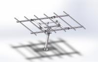 China Jimmy 10 Panels 5kw Dual Axis Solar Panel Tracking System with Sun Tracker Bracket Efficient Sun Tracking Technology for sale