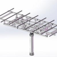 China Hot Sale Customizable Single Dual Axis Solar Sun Tracker System 20kwh Lithium Ion Pack Polycrystalline Silicon Panels for Home for sale