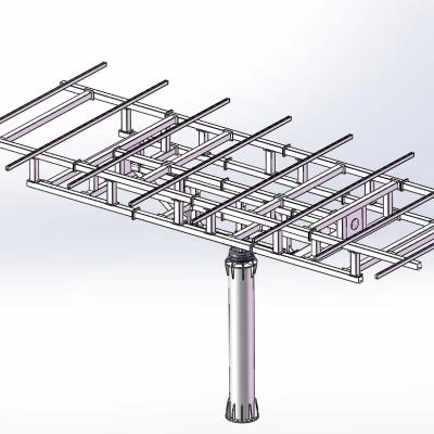 China Hot Sale Customizable Single Dual Axis Solar Sun Tracker System 20kwh Lithium Ion Pack Polycrystalline Silicon Panels for Home for sale
