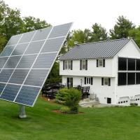 China Hot Sale Customizable Single Dual Axis Solar Sun Tracker System 20kwh Lithium Ion Pack Polycrystalline Silicon Panels for Home for sale