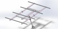 China 3KW 6 Panel Solar Tracker System Heavy Duty Linear Actuator Slew Drive Controller Essential Parts for Optimal Solar Tracking for sale