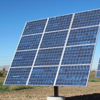 China 4KW 8 PANELS High Efficiency Solar Tracker Linear Actuator Slew Drive Controller for sale