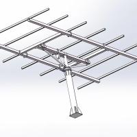 China 5KW 10-PANEL Heavy Duty Solar Panel System Linear Actuator Slew Drive Controller Key Components for Efficient Solar Tracking for sale