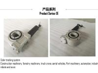 China High Load Industrial Slewing Drive SE12 Waterproof IP66 Solar Slew Drive for sale