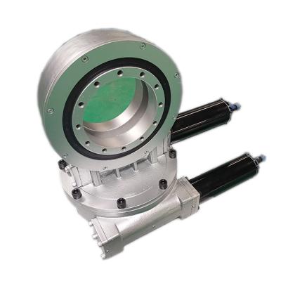 China Factory Sales Waterproof IP66 24V DC Reducer Motor for Solar Tracking System-SDE5 Dual Axis Slew Drive Cross Roller for Farms for sale