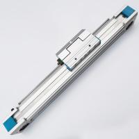 China Double Linear Rail Slide Ball Screw Linear Actuator 50-2500mm Effective Length A40mm Motors for sale