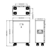 China 7kWh Solar Pv Battery Storage 200A RS232 RS485 PV Battery Storage for sale