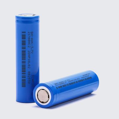 China 4000mA-5500mA 21700 Battery Cell 500 Times Recycling 1C 3C 5C 10C for sale