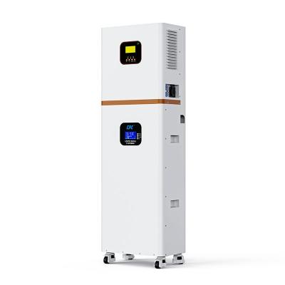 China 16Kwh with 6200w Inverter All In One Hybrid Solar Home Energy Storage System 51.2V 314Ah for sale