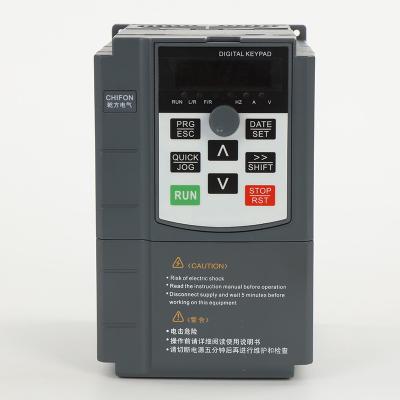 China Rubber Cutting Machine Single Phase Frequency Inverter 1.5kw 2HP VFD Drive 7A for sale
