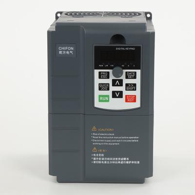 China V/F Controlled Motor Drive Inverter VFD 220V Input 380v Output 7.5kw for sale