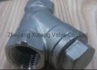 China Threaded Y-Type Strainer CE Approved with 24 Months After-sales Service in Silver for sale