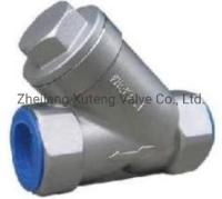 China Threaded Y-Type Strainer CE Approved with 24 Months After-sales Service in Silver for sale