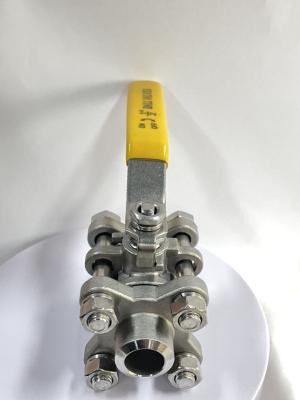 China 3-PC Munual Screwed End Ball Valve for Water Distribution within Normal Temperature for sale