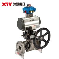 China 180.000kg 3PC Flanged Ball Valve with High Mount Pad CE APPROVED 30-day Return refunds for sale