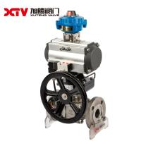 China 180.000kg 3PC Flanged Ball Valve with High Mount Pad CE APPROVED 30-day Return refunds for sale