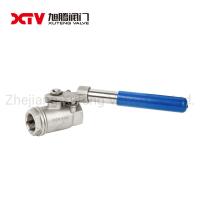 China TQ Channel Straight Through Type Ball Valve Full Bore Direct Mount Spring Return for sale