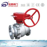 China 1000kg Package Gross Weight Gear Operated Flanged Ball Valve for Gas Media Q341F-150LB for sale