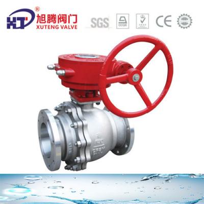 China 1000kg Package Gross Weight Gear Operated Flanged Ball Valve for Gas Media Q341F-150LB for sale