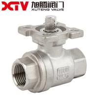 China Acid Resistant 2PC Mounted Ball Valve Q11F-1000WOG Customizable for Media Applications for sale